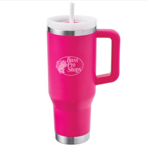 Bass Pro Shops | Other | Bass Pro Shops 4oz Pink Mug With Slider Lid ...